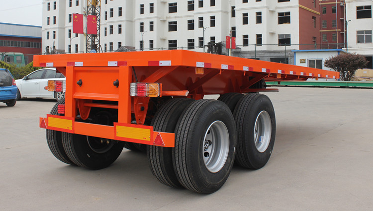 Strengths of a 2 Axles Container Flatbed Trailer