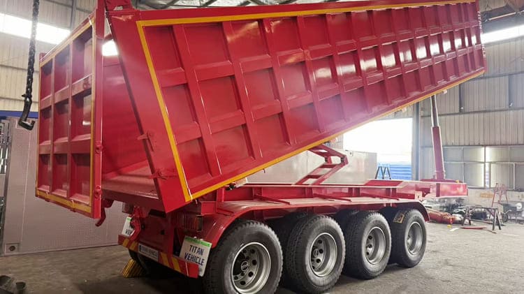 4 Axle Tractor Tipper Trailer for Sale in Sierra Leone