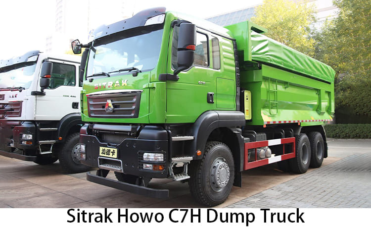 Used Sitrak Sinotruk Howo C7H 440/540 Dump Truck for Sale in Cameroon