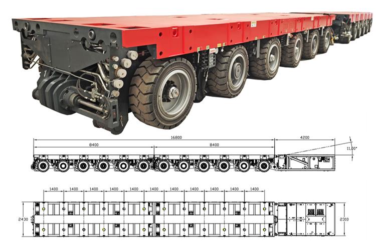 SPMT Trailer Module Transport for Sale In Saudi Arabia