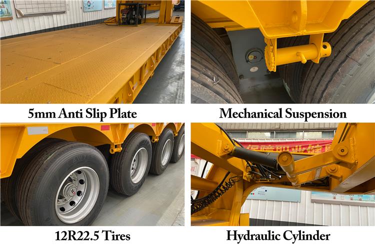 4 Line 8 Axle 150 Ton Detachable Gooseneck Lowboy Trailer for Sale In ...